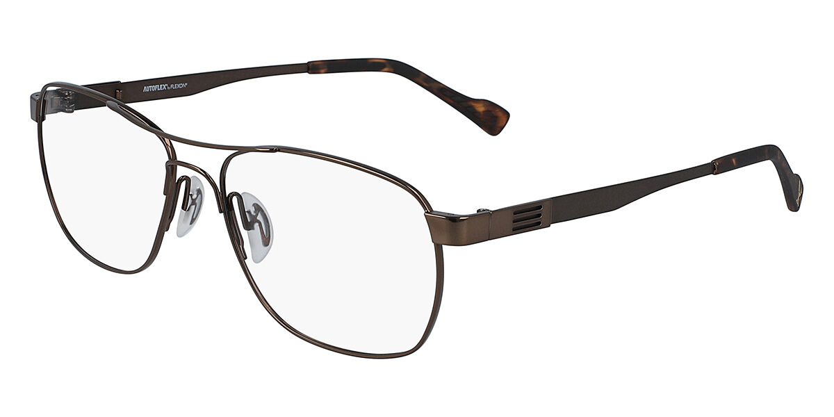 Flexon AUTOFLEX 113 210 Eyeglasses in Brown | SmartBuyGlasses USA