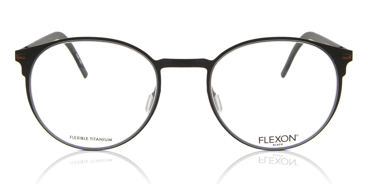 Flexon B2075 001 Oval Black Eyeglasses | Vision Direct Australia