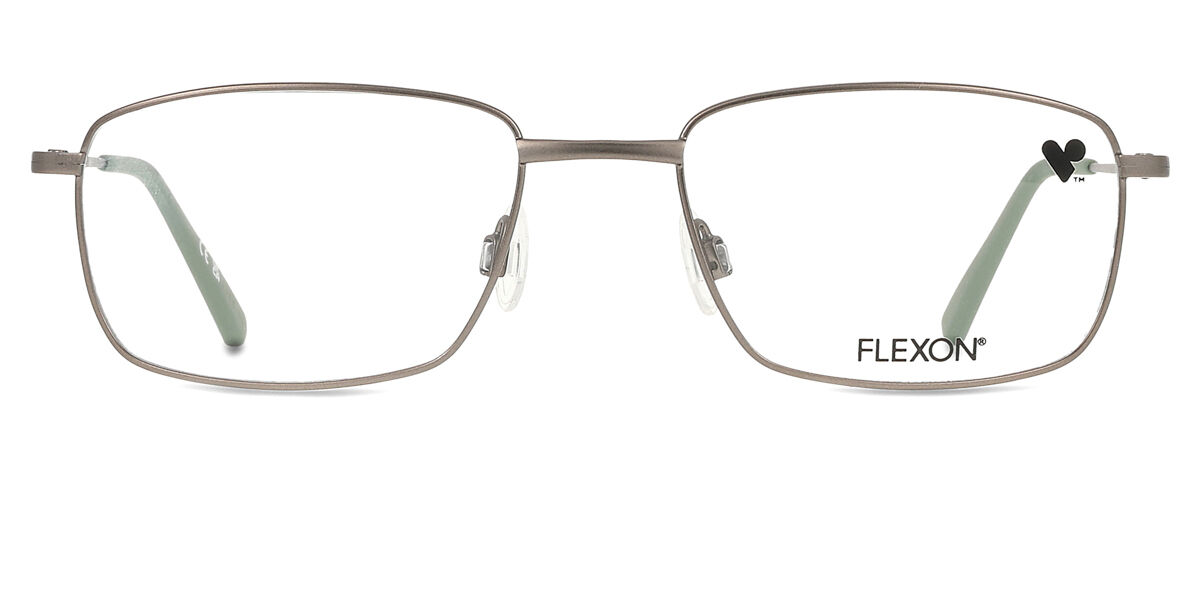 Flexon H6063 N 070 Rectangle Gunmetal Frame Eyeglasses ...
