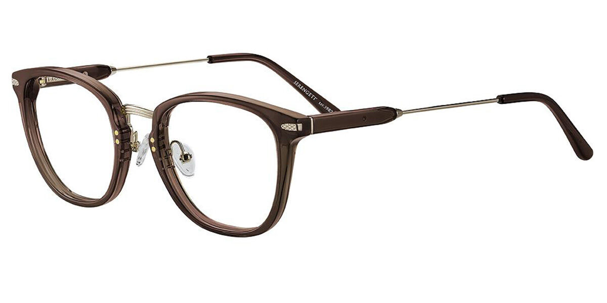 Serengeti Egon SV610004 Eyeglasses in Transparent Shiny Caramel Brown ...