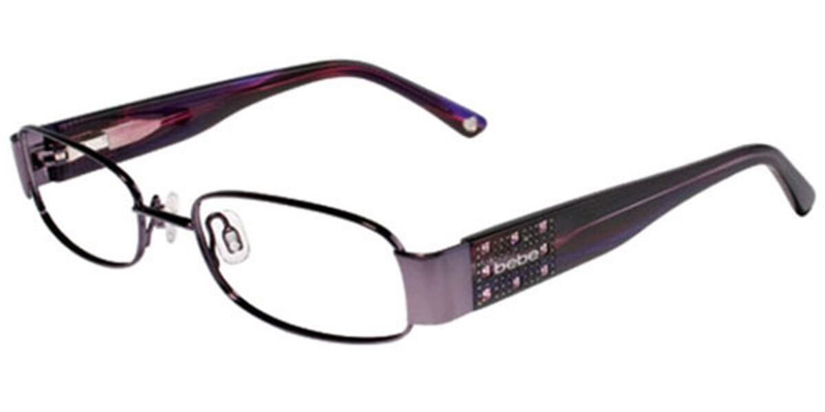 Lentes graduados BeBe BB5018 Bubbly AMTH Rectangulares Amethyst ...