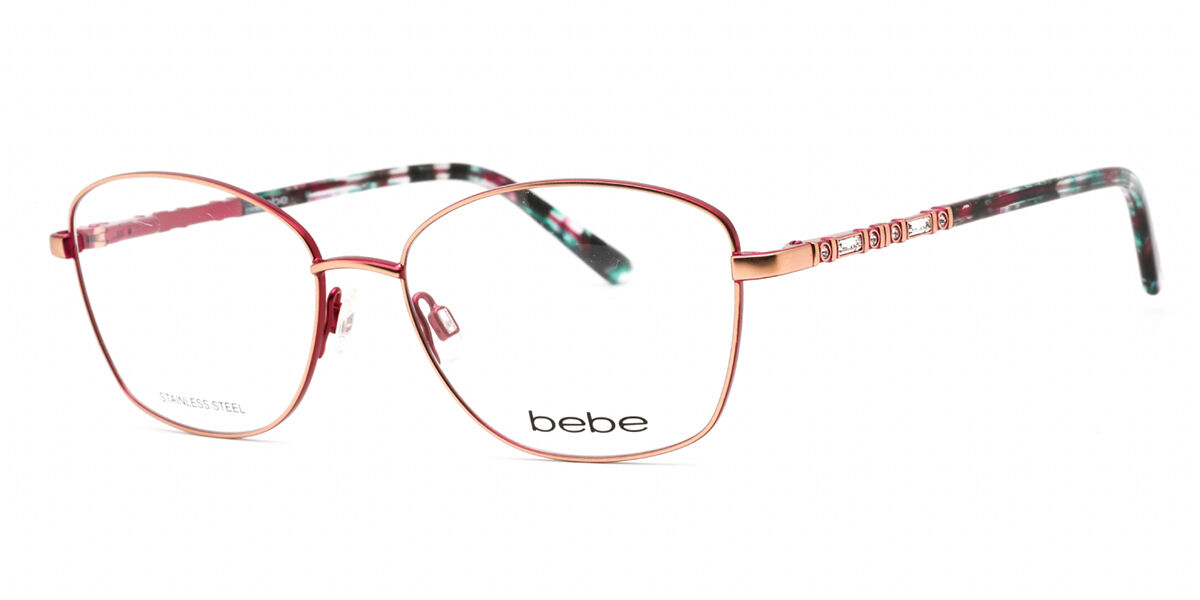 Bebe BB5192 770 Eyeglasses in Pink/Rose Gold | SmartBuyGlasses USA