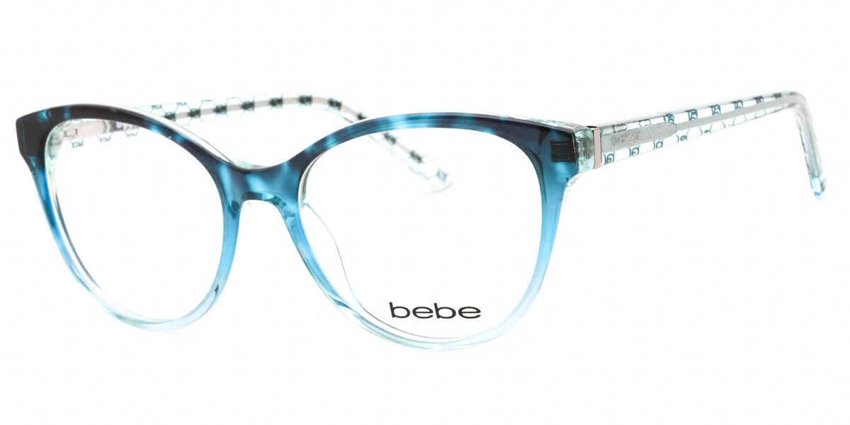 Bebe BB5195 424 Glasses Faded Sky Blue Marble On Clear | VisionDirect ...