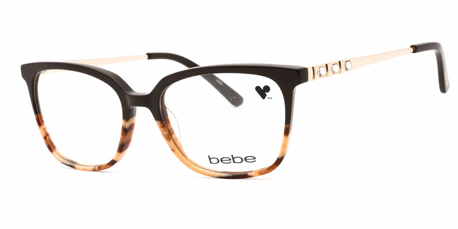 Bebe BB5197 200 Glasses Faded Topaz Animal Brown Print | VisionDirect ...