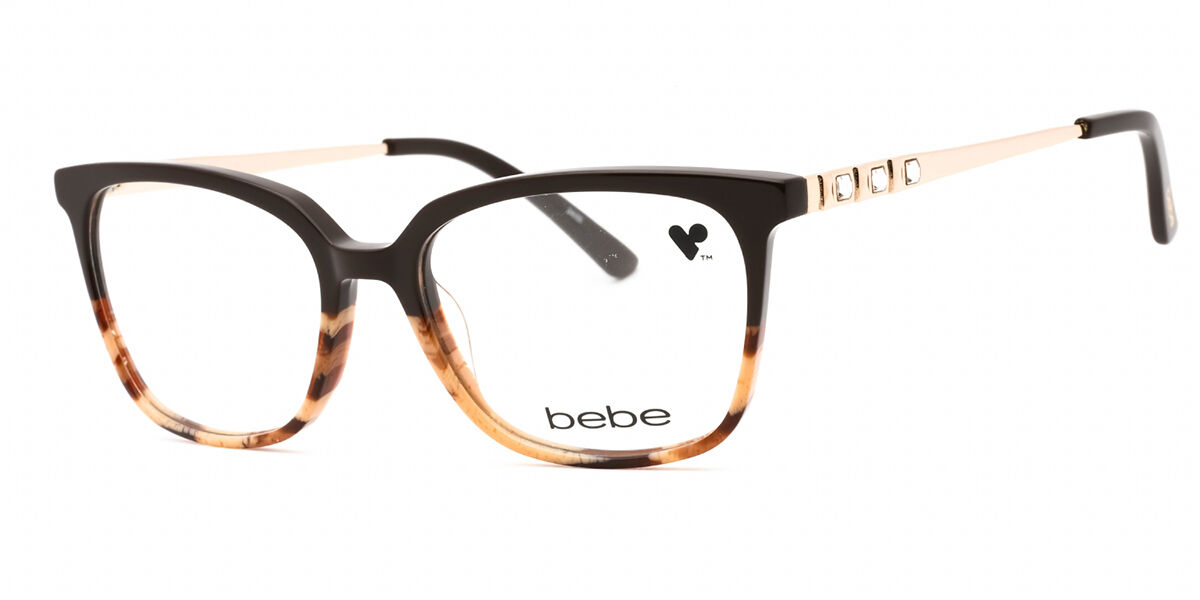 Bebe BB5197 200 メガネ - Faded Topaz Animal Brown Print | SmartBuyGlassesジャパン