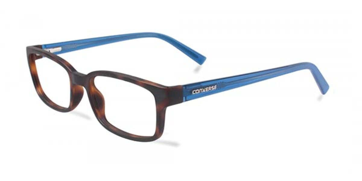 Converse CVQ043 Matte Tortoise/Blue Eyeglasses in Tortoiseshell ...