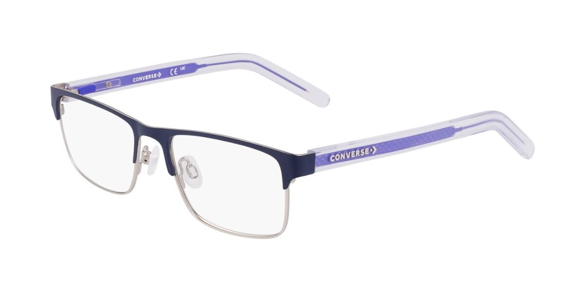 Converse CV3023Y 412 Rectangle Matte Converse Navy Blue Eyeglasses ...
