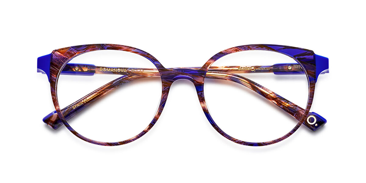Etnia Barcelona Romanova BLCO Glasses Blue Pattern Brown ...