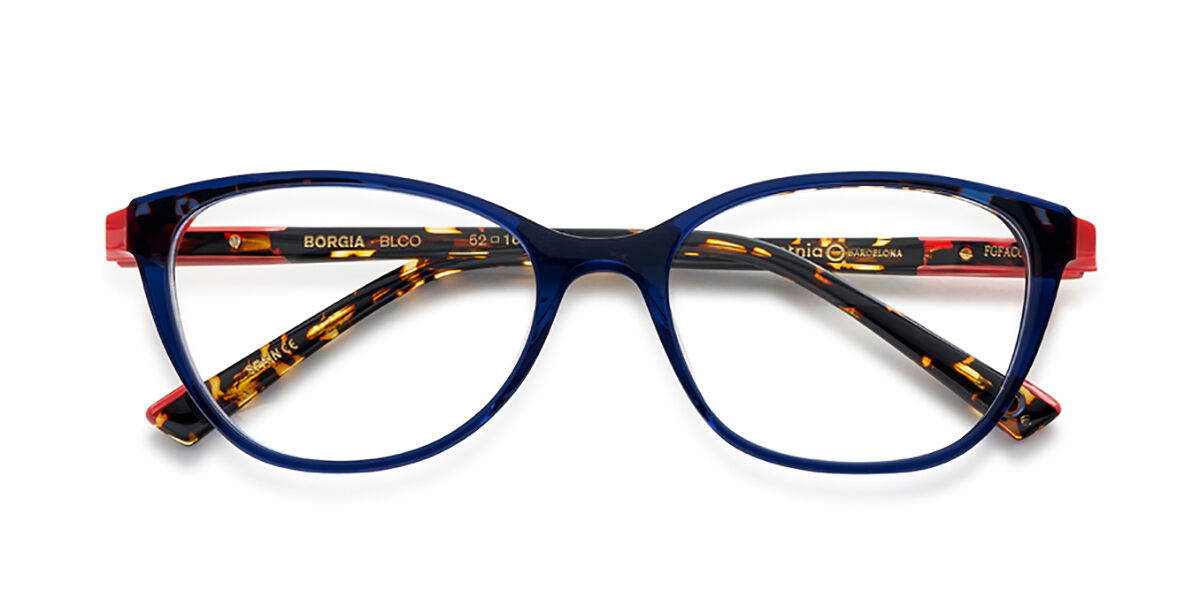 Etnia Barcelona Borgia BLCO Glasses Transparent Blue | VisionDirect Australia