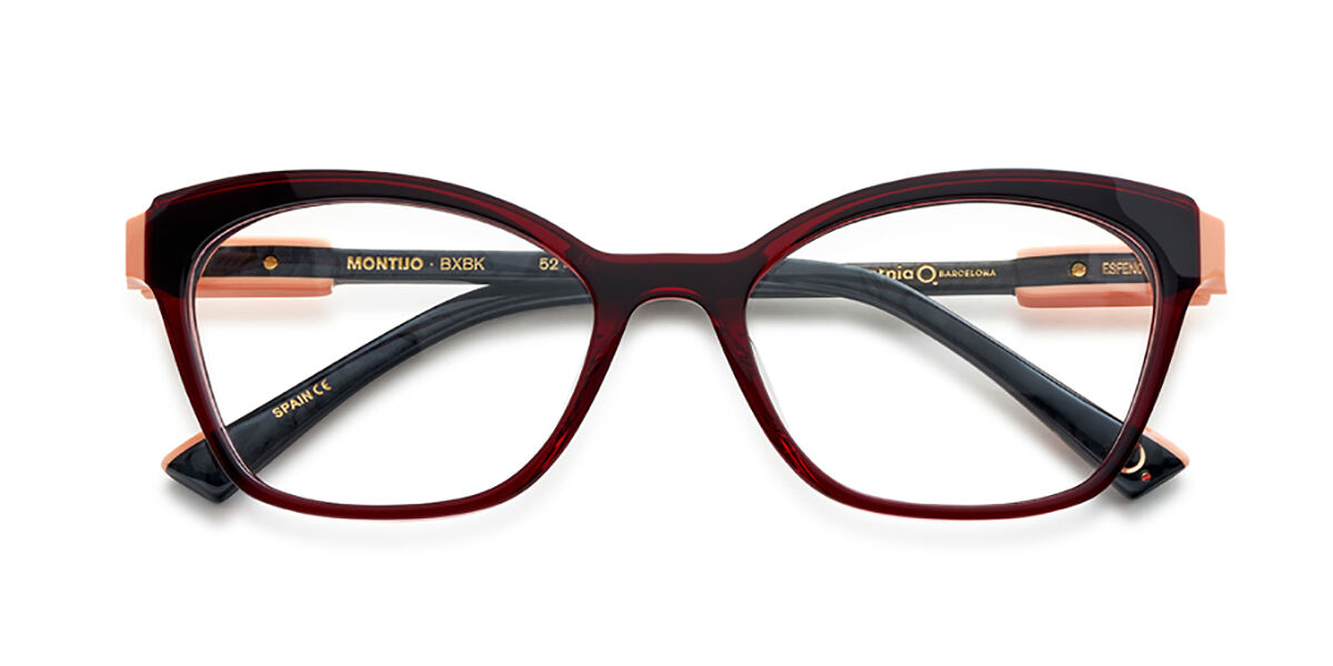 Etnia Barcelona Montijo BXBK Glasses Bordeaux Burgundy Black ...