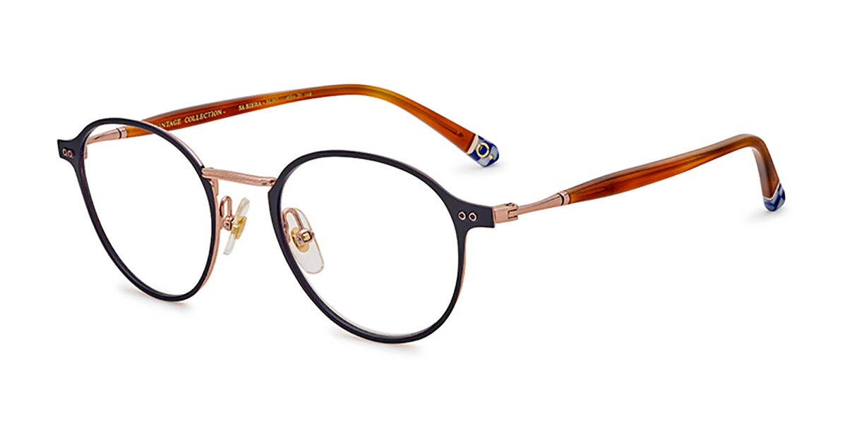 Etnia Barcelona Sa Riera BLPG Glasses Dark Blue Rose Gold | VisionDirect Australia