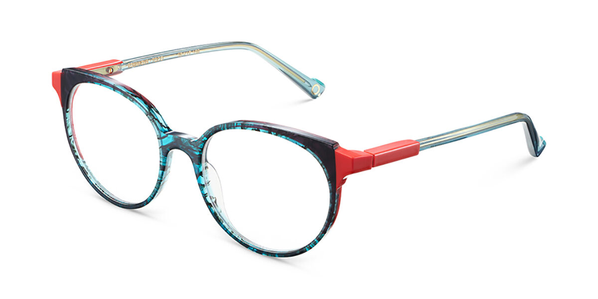 Etnia Barcelona Romanova TQCO Eyeglasses in Pattern Turquoise Blue ...