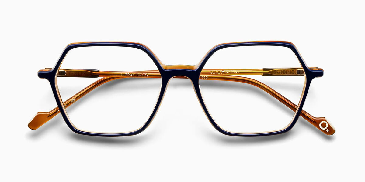 Etnia Barcelona Ultra Light 13 BLHV Glasses Dark Blue On Brown Tortoise | VisionDirect Australia