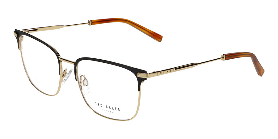 Ted Baker TB4343 002 Glasses Two-Tone Gold Black | VisionDirect Australia