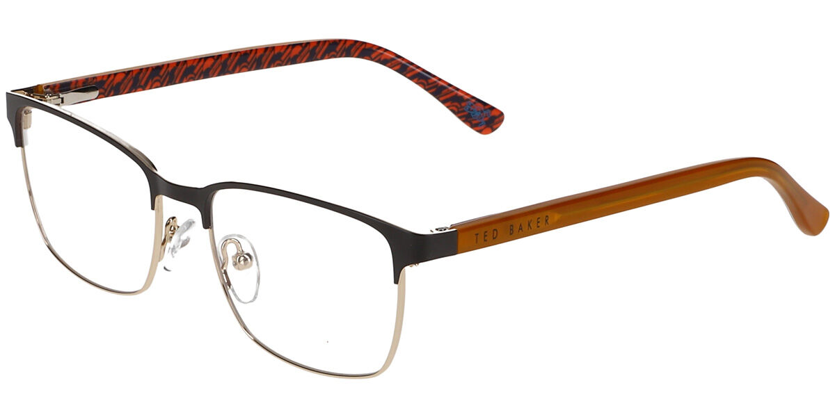 Ted Baker TBB995 170 Eyeglasses in Dark Brown Gold | SmartBuyGlasses USA