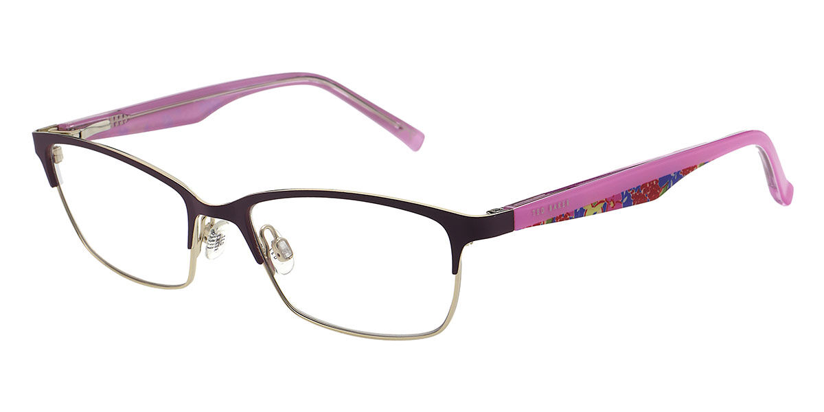 Ted Baker TBB1014 Millie Kids 402 Rectangle Matte Purple/Gold ...