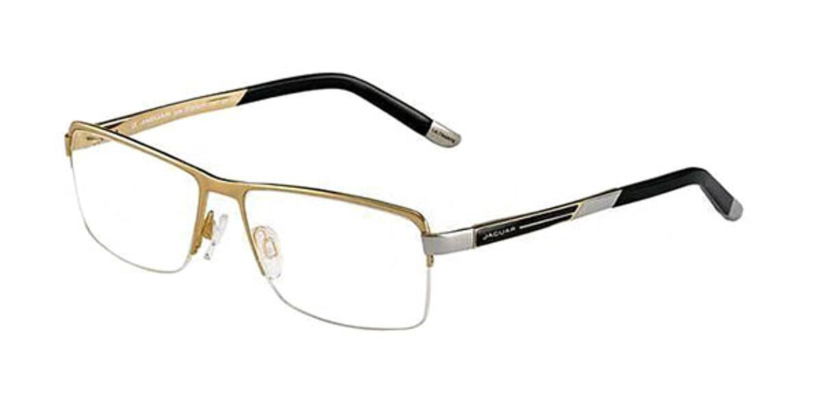 Jaguar 5810 007 Glasses Gold | VisionDirect Australia