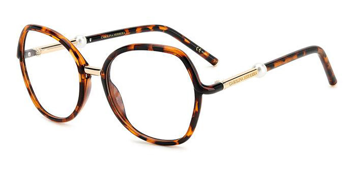 Carolina Herrera HER 0080 086 Eyeglasses in Light Tortoise | SmartBuyGlasses USA