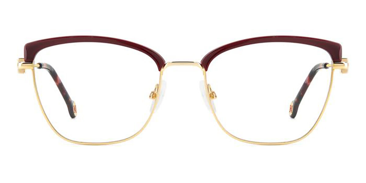 Óculos de Grau Carolina Herrera HER 0243 6K3 Burgundy Gold ...