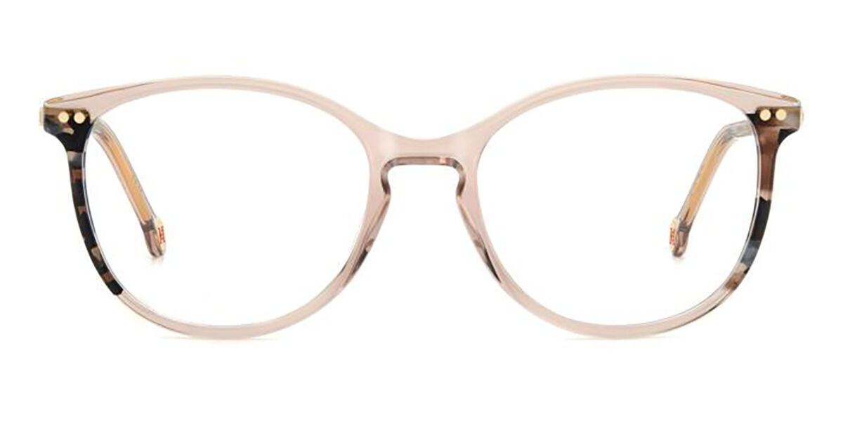 Carolina Herrera HER 0247 L93 Eyeglasses in Transparent Peach Pink ...