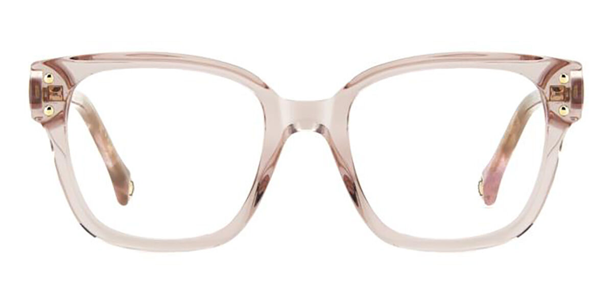 Carolina Herrera HER 0367 FWM Square Transparent Pink Eyeglasses ...