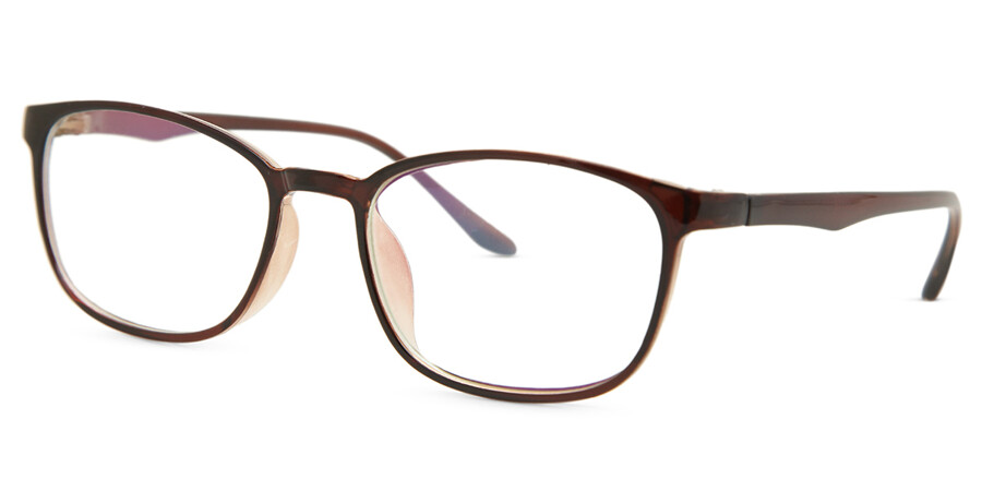 Smartbuy Collection Change 2421 C4 Rectangle Brown Nude Eyeglasses