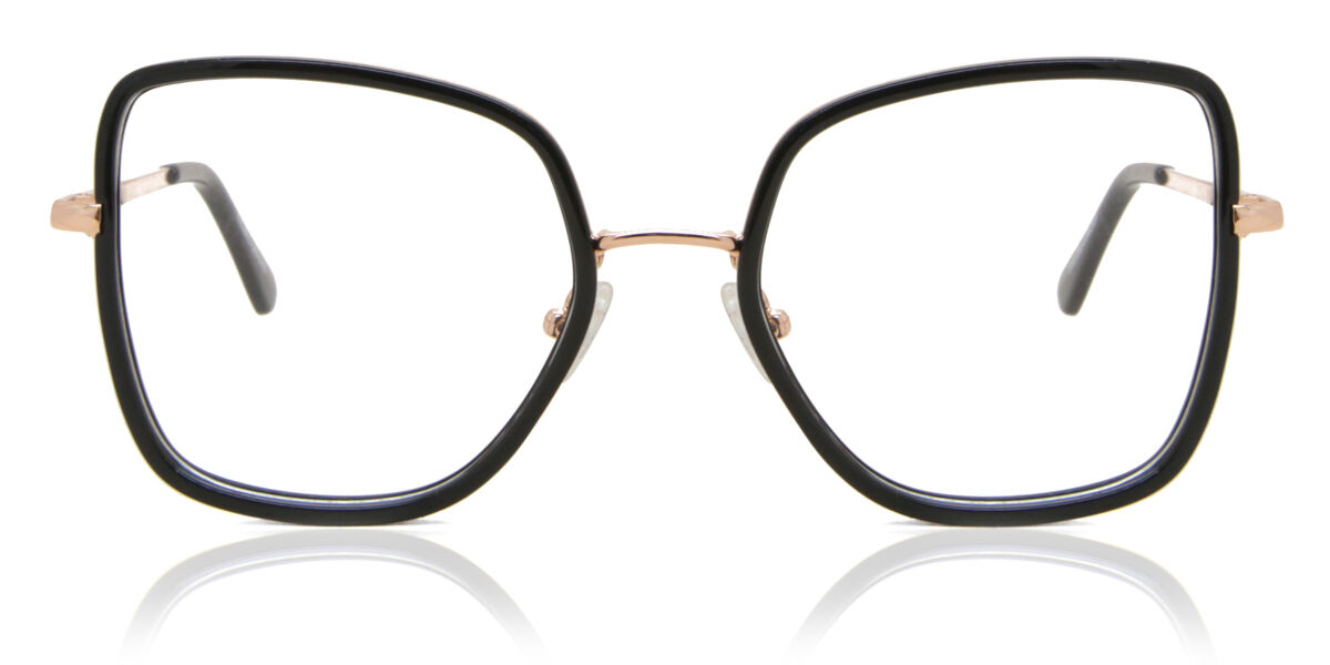 SmartBuy Collection Mikkel MTR-96B Eyeglasses in Black Rose Gold ...