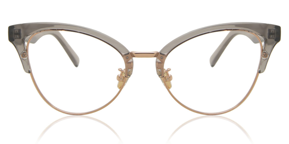 SmartBuy Collection Charlene FX0819-07 Eyeglasses in Grey Gold Two Tone | SmartBuyGlasses USA