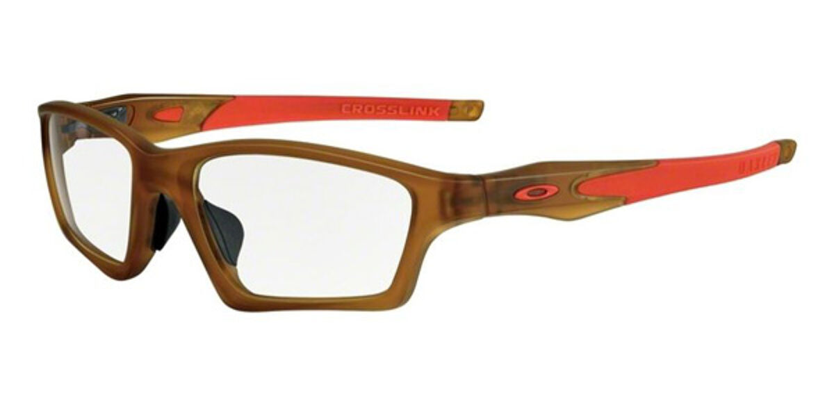 Oakley OX8033 CROSSLINK SWEEP Asian Fit 803303 Glasses Orange ...