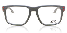 Oakley OX8156 HOLBROOK RX 815606 Eyeglasses in Polished Black Clear ...