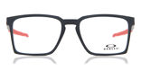 Oakley OX8055 EXCHANGE 805503 Square Polished Clear Eyeglasses ...