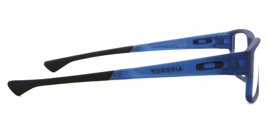 Oakley OX8046 AIRDROP 804618 Glasses Matte Translucent Blue ...
