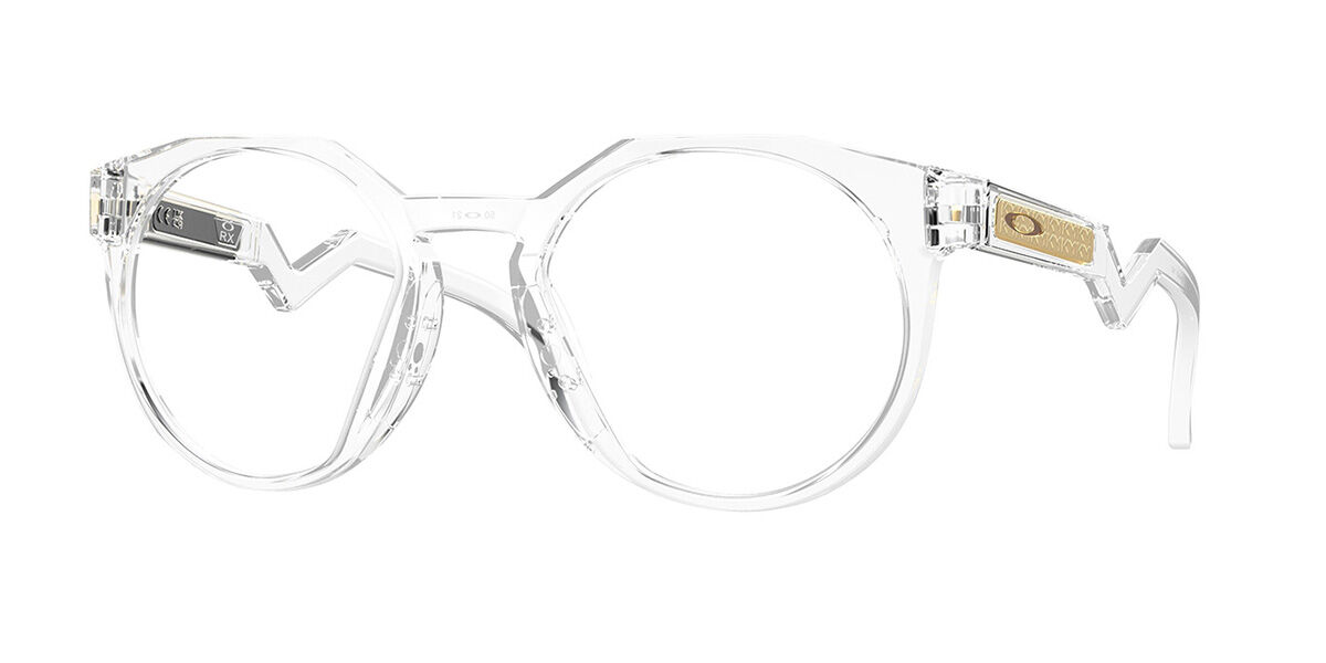 Oakley OX8139 HSTN RX 813905 Eyeglasses in Glossy Clear ...