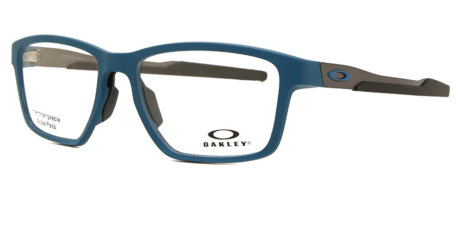Oakley OX8153 METALINK 815312 Glasses Matte Balsam Blue | VisionDirect ...