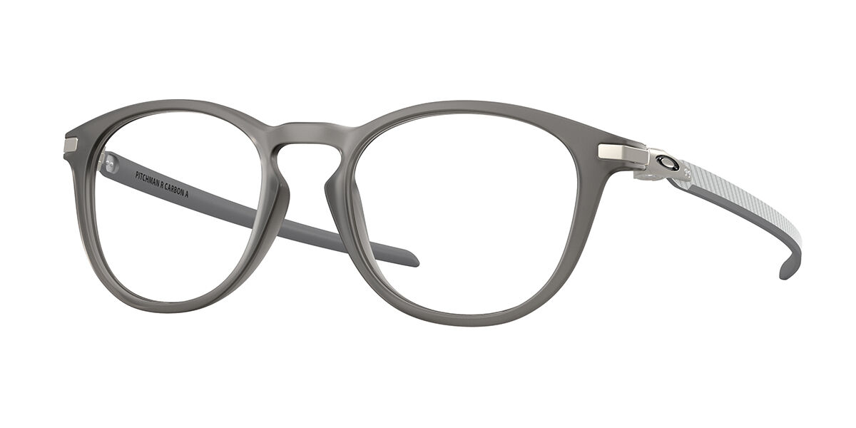 Oakley OX8149F PITCHMAN R CARBON Asian Fit 814902 Oval Satin Grey Smoke ...