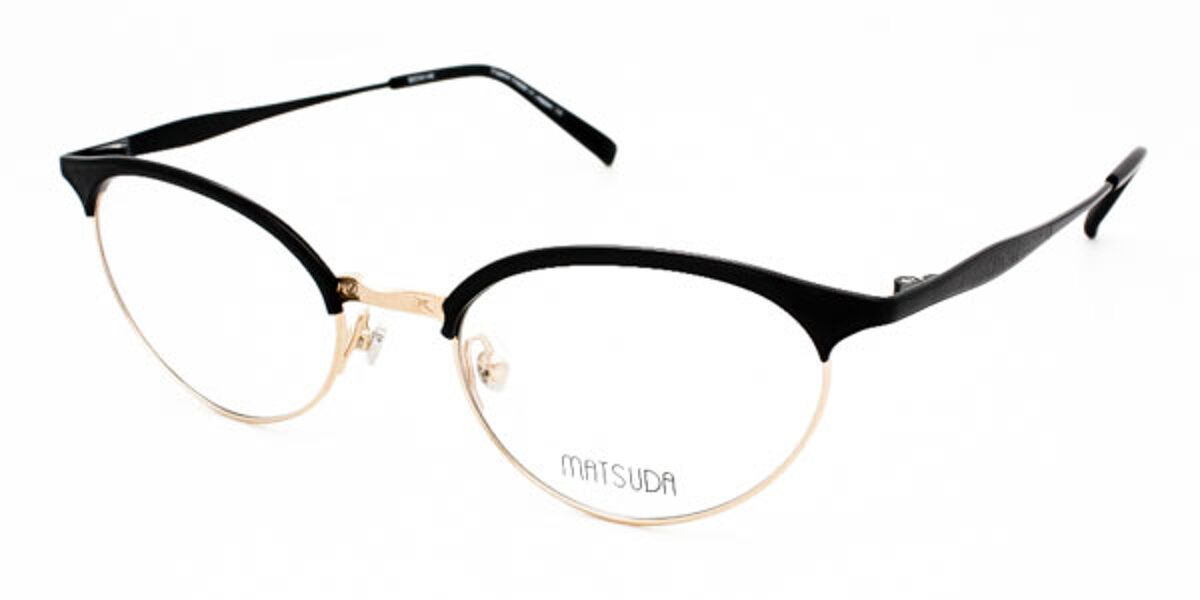 Matsuda M3033 MBK Glasses Black | VisionDirect Australia