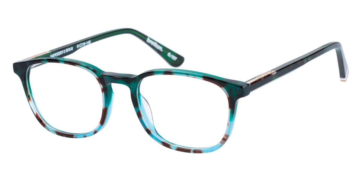 Superdry SDO BRETTON 107 Eyeglasses in Teal Blue Tortoise ...