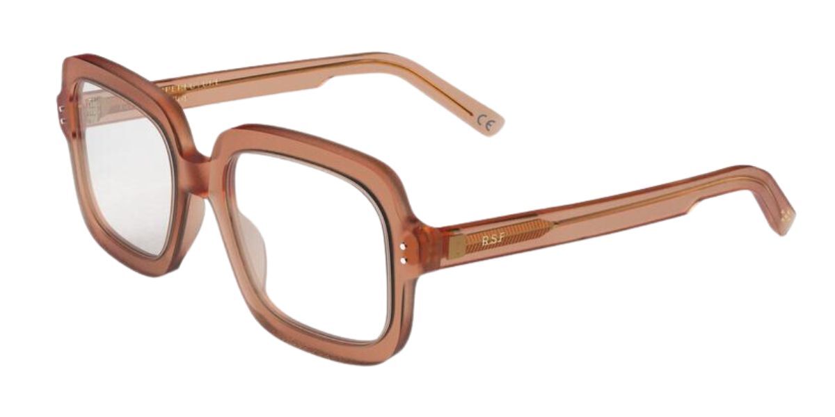 Retrosuperfuture NUMERO 103 RUGGINE KNR IQLZ Eyeglasses in Transparent Orange | SmartBuyGlasses USA