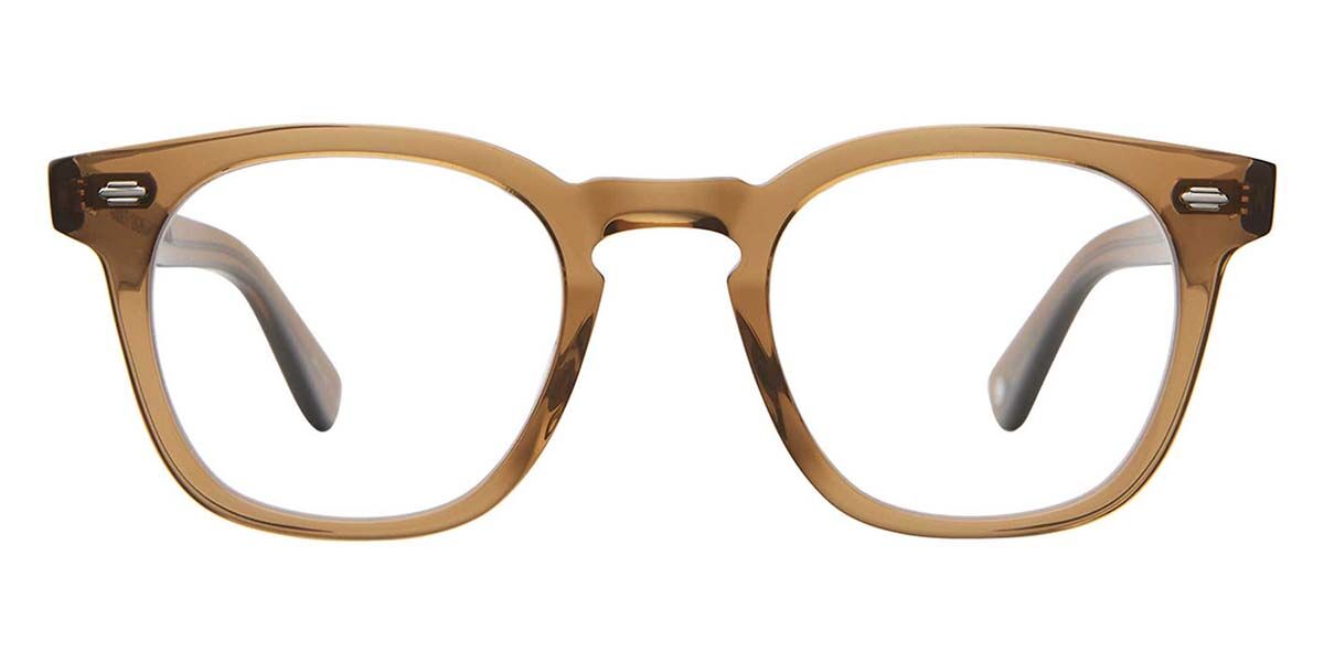 Garrett Leight BYRNE C Eyeglasses in Transparent Caramel | SmartBuyGlasses USA