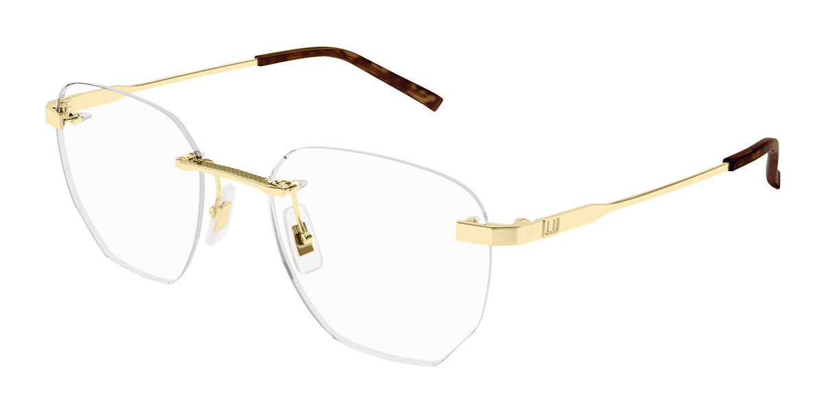 Dunhill DU0066O Asian Fit 007 Eyeglasses in Gold | SmartBuyGlasses USA