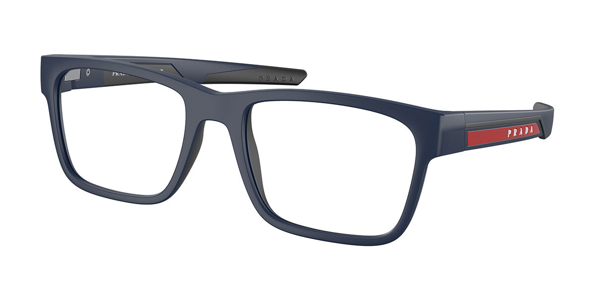 Prada Linea Rossa PS02PV TFY1O1 Square Matte Blue Frame Eyeglasses ...