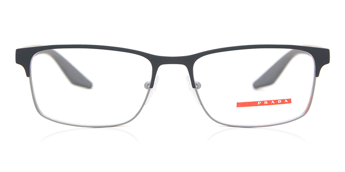 Prada Linea Rossa Ps50pv Asian Fit 12h1o1 Glasses Rubber Grey Smartbuyglasses Uk