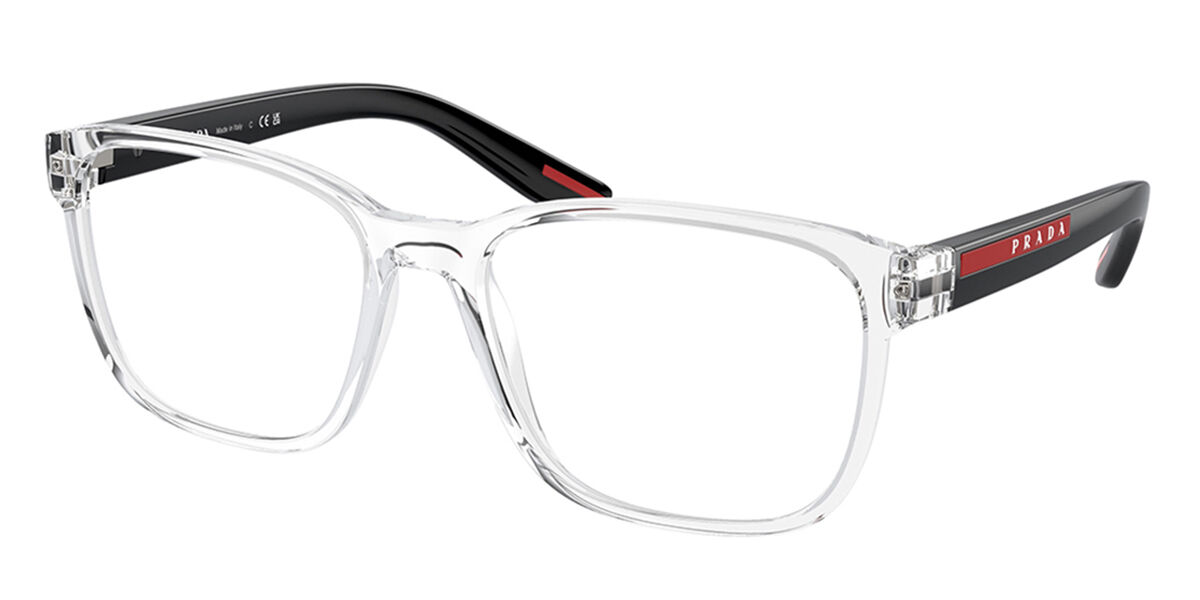Prada Linea Rossa PS06PV 2AZ1O1 Eyeglasses in Clear | SmartBuyGlasses USA