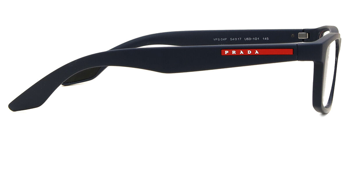 Prada Linea Rossa PS04PV U631O1 Rectangle Blue Eyeglasses ...