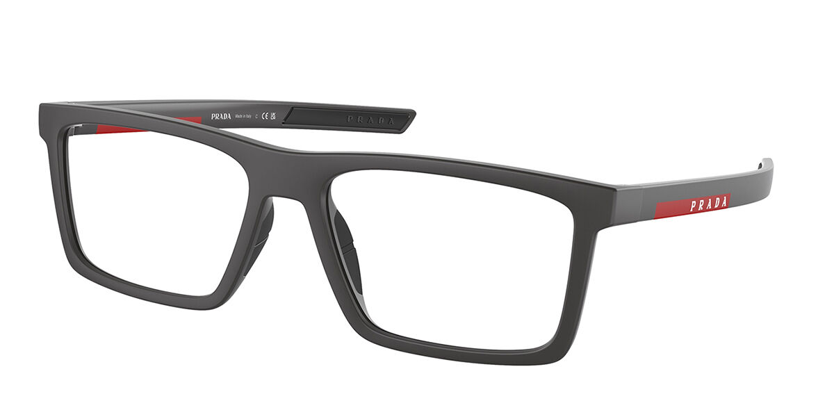 Prada Linea Rossa PS02QV 18K1O1 Eyeglasses in Matte Grey ...