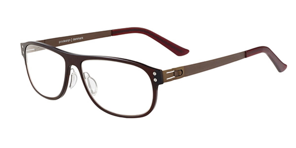 Prodesign 6512 Current 5021 Glasses Brown | SmartBuyGlasses UK