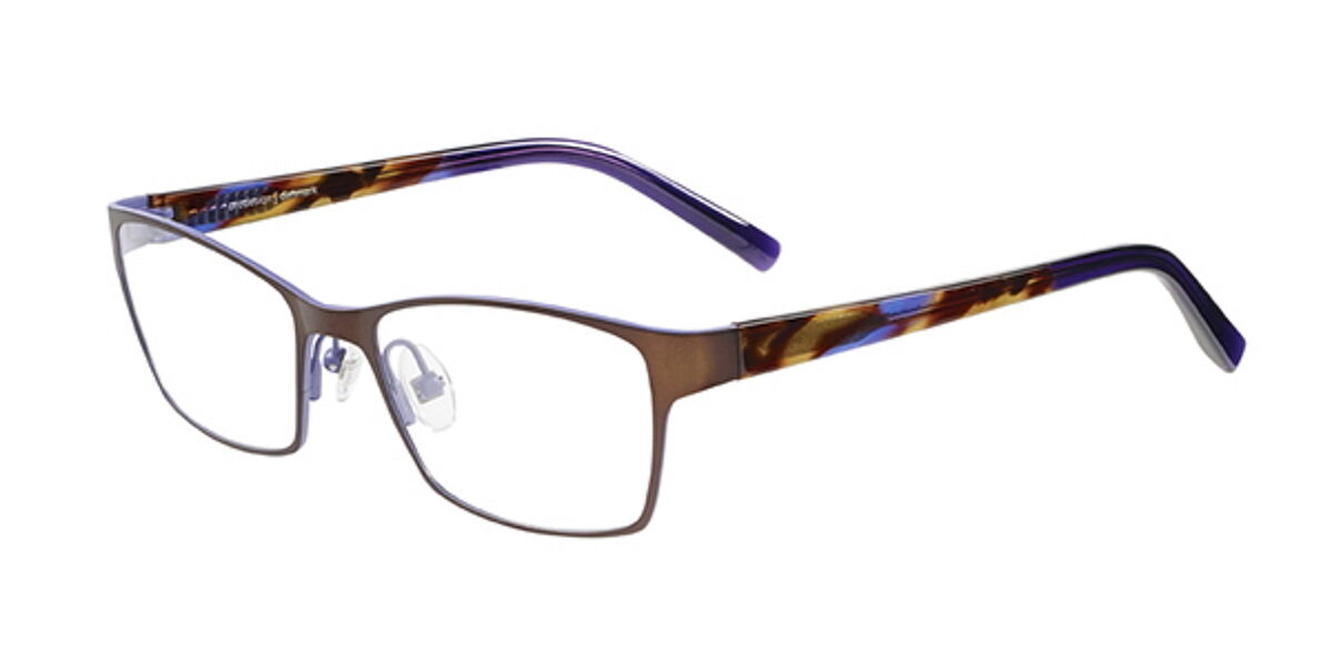 Prodesign 1296 Essential 5021 Glasses Brown | VisionDirect Australia