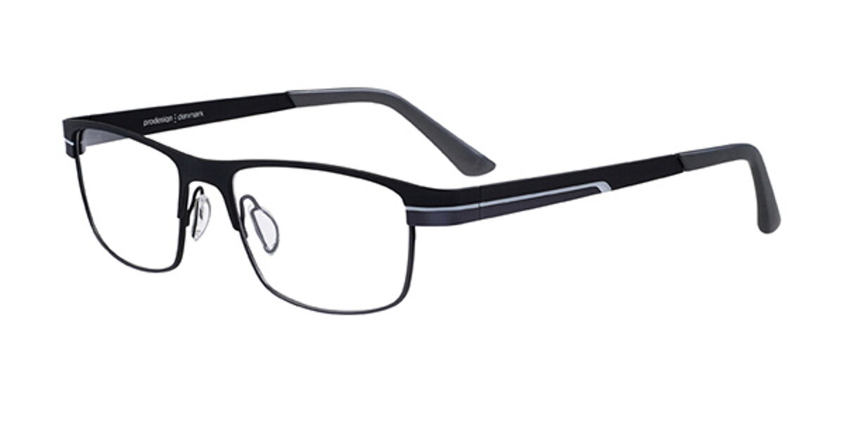 Prodesign 3107 Essential 6021 Glasses Black | VisionDirect Australia