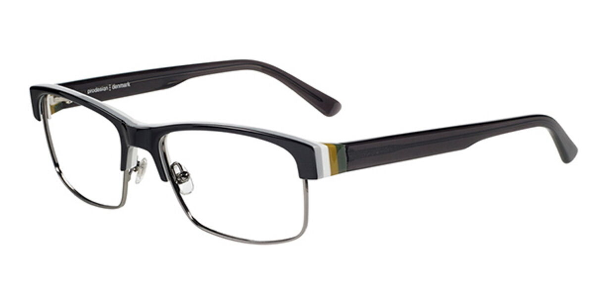 Prodesign 4702 Fourth Dimension 6632 Glasses Black | VisionDirect Australia