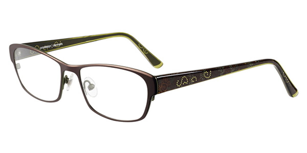 Prodesign 5148 Iris 5031 Glasses Brown | SmartBuyGlasses UK